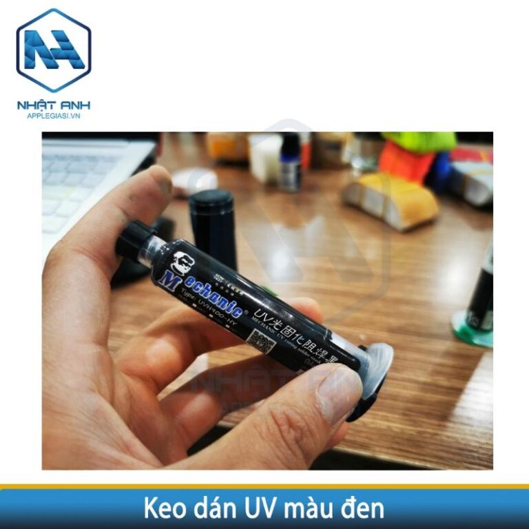 Keo UV xanh hoặc đen, combo keo UV và đèn sấy khô (đèn loại tốt), keo UV dùng để cách ly mạch ...